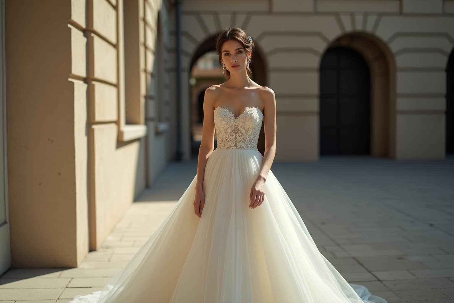 Cleane Brautkleider für den modernen Hochzeitslook